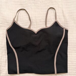 YPB | Other | Black And Tan Workout Set | Poshmark